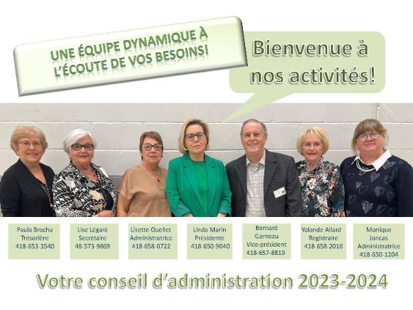 Club FADOQ Bonne Entente - Réseau FADOQ